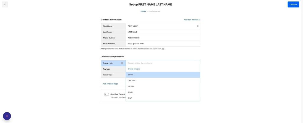 How to add Team Members to Square