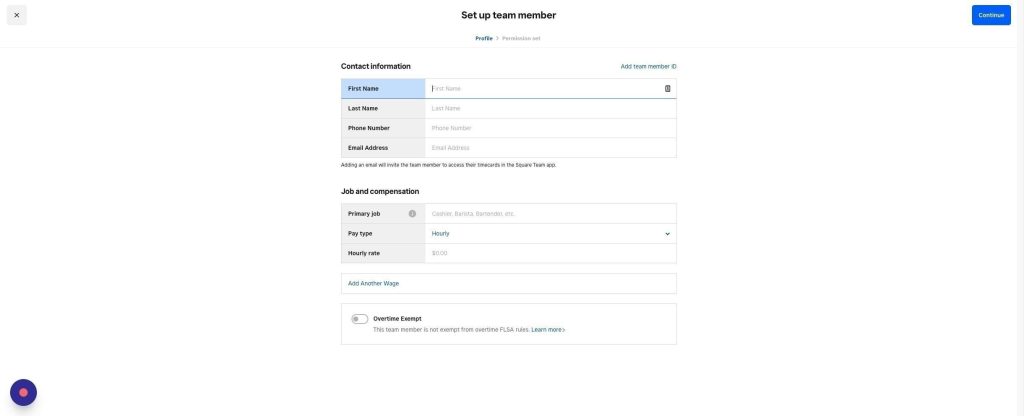 How to add Team Members to Square